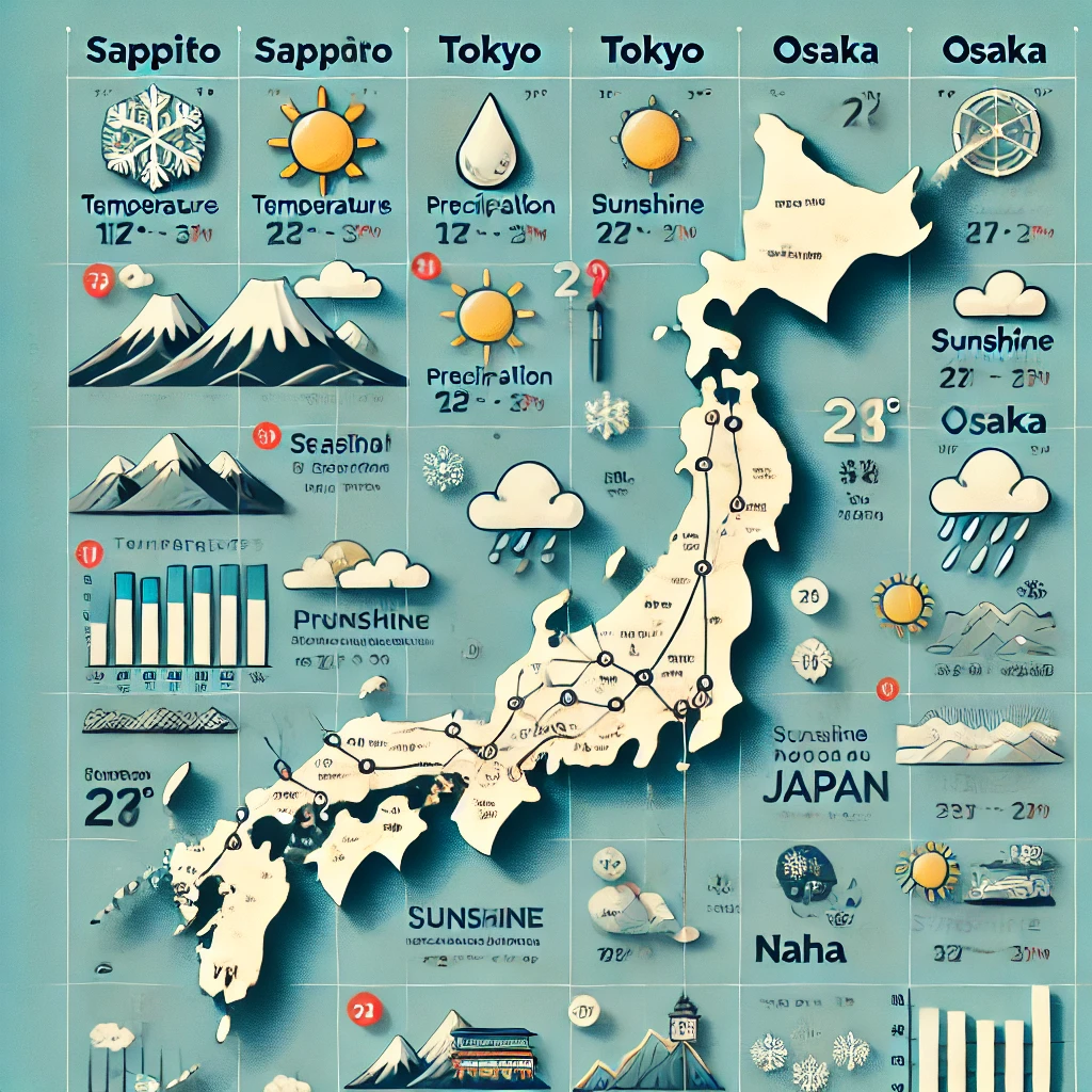 Wetter, Klima und Klimatabelle für Japan Japan-Blog